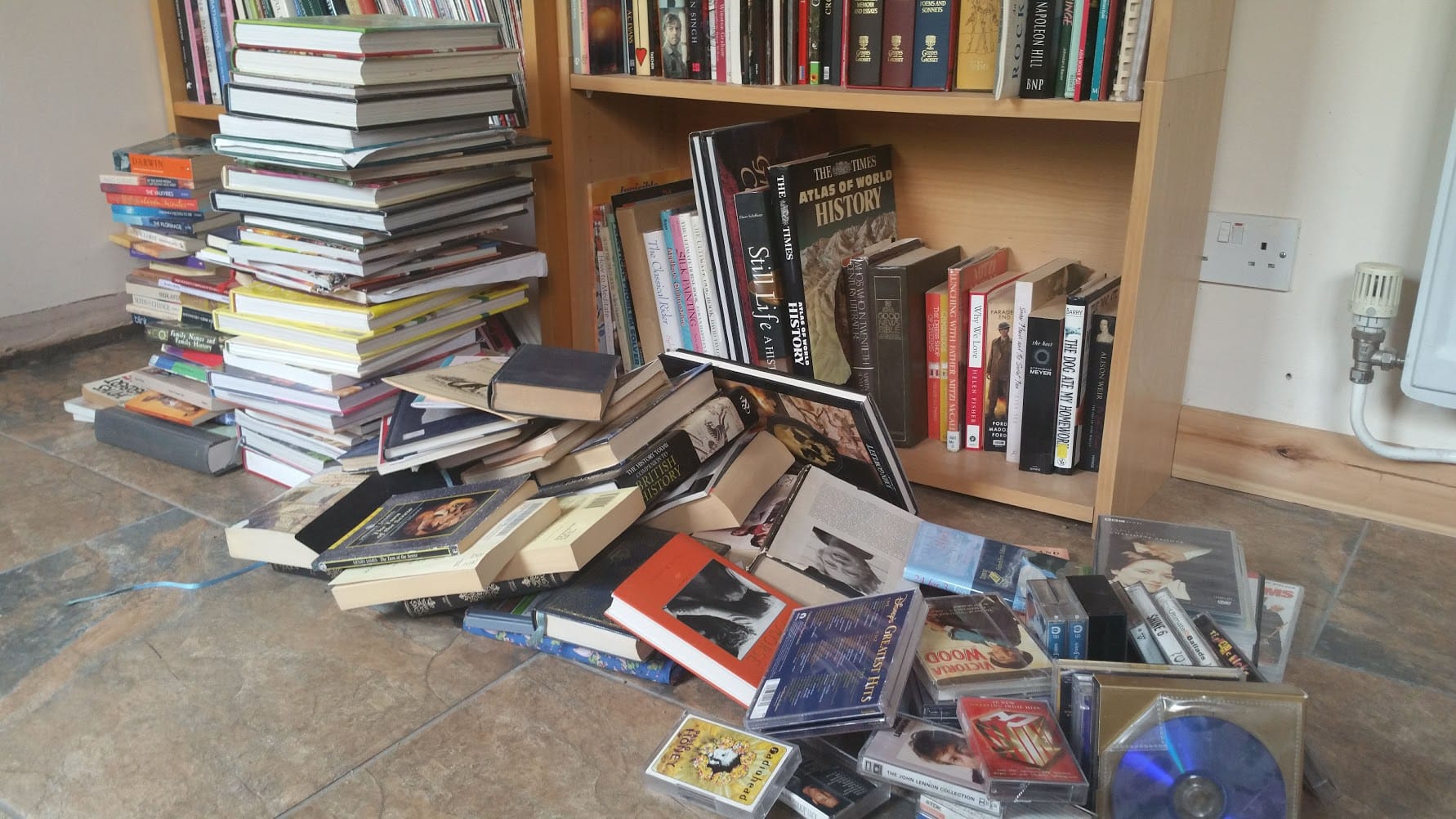 HOME · OUT WITH CLUTTER